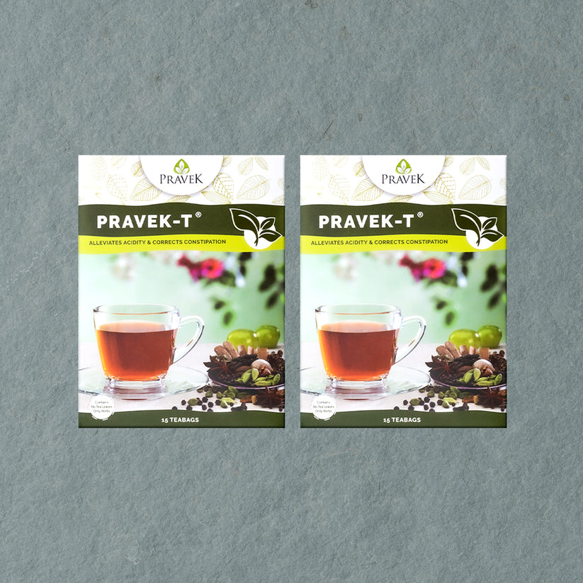 Pravek-T Herbal Tea for Acidity, Gas & Constipation Relief