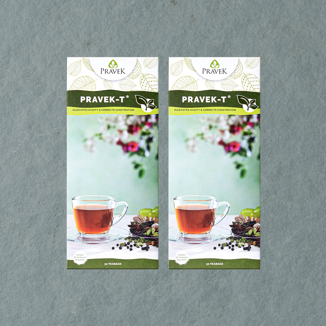 Pravek-T Herbal Tea for Acidity, Gas & Constipation Relief
